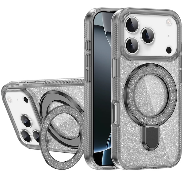 Nico Sparkle Ring Stand | iPhone 17 Pro - Wireless Charging Compatible ...